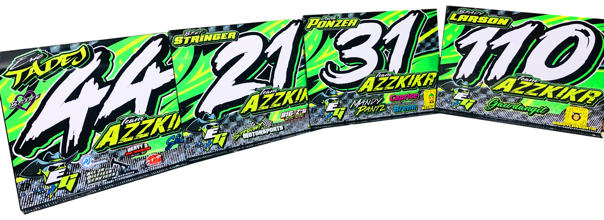 Custom Team Show Signs and Door Wraps – Engstrom Graphics