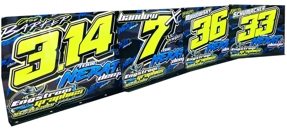 Custom Team Show Signs and Door Wraps – Engstrom Graphics